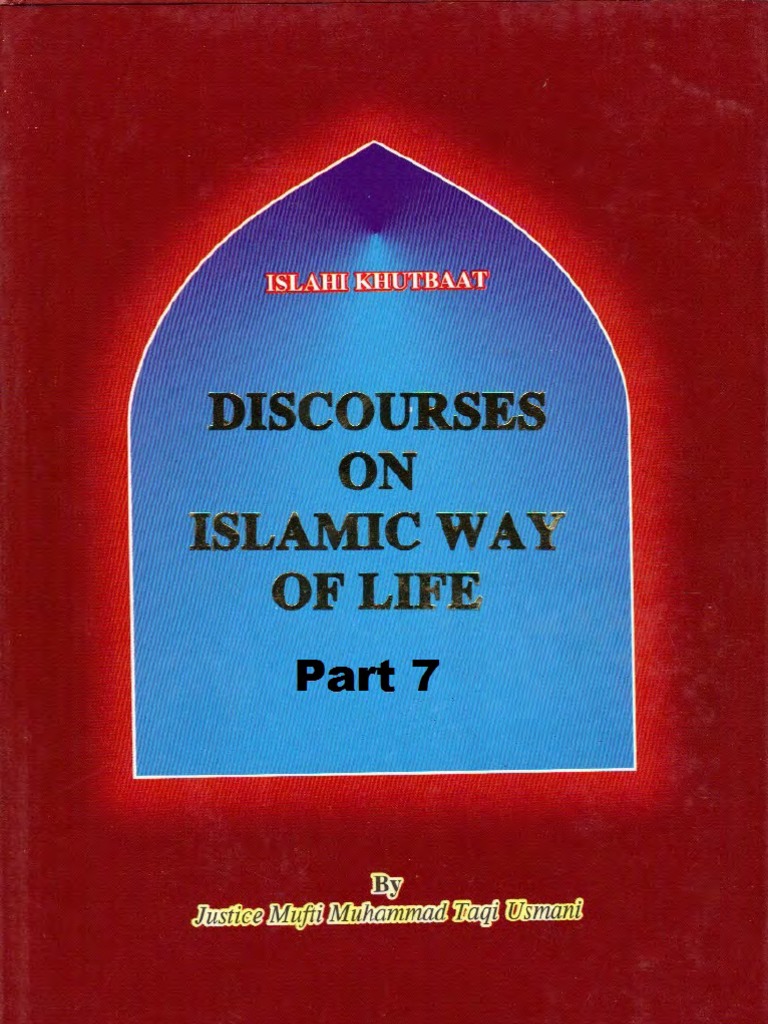 DISCOURSES ON ISLAMIC WAYS OF LIFE Vol-7 | PDF | Kafir | Translations