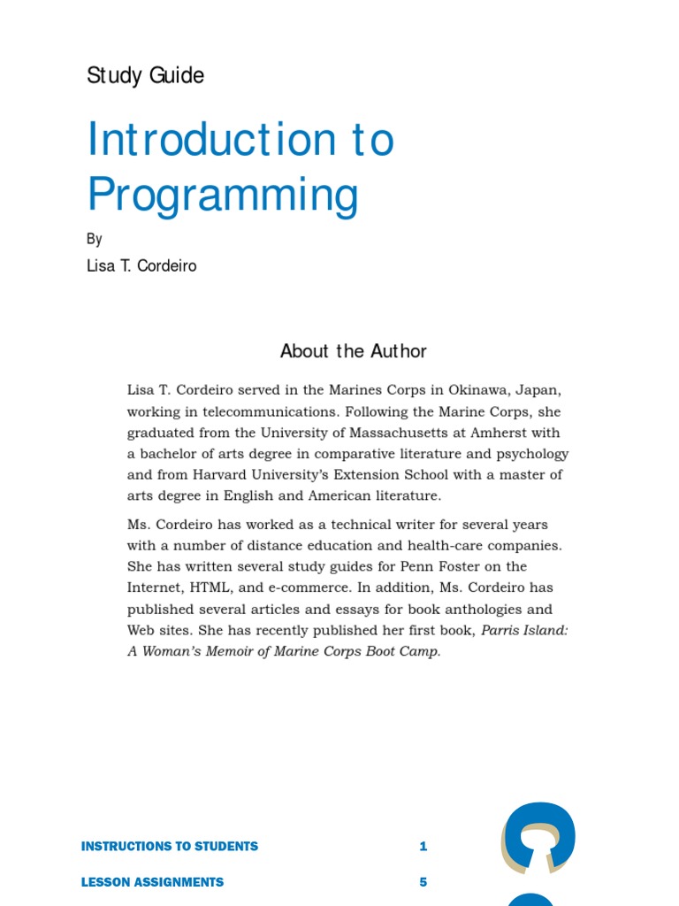 Introduction To Programing 4 With Answer | PDF