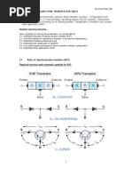 Transistor Parameters Final | PDF | Bipolar Junction Transistor | Transistor