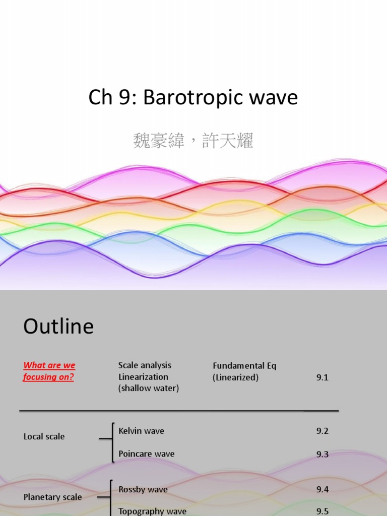 Barotropic Wave | PDF | Classical Mechanics | Motion (Physics)