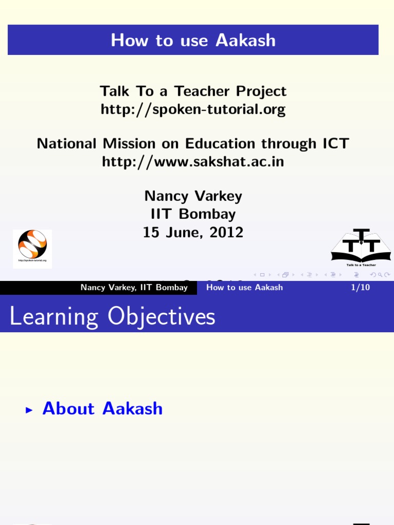 How To Use Aakash | PDF | Video Game Platforms | Computer Hardware