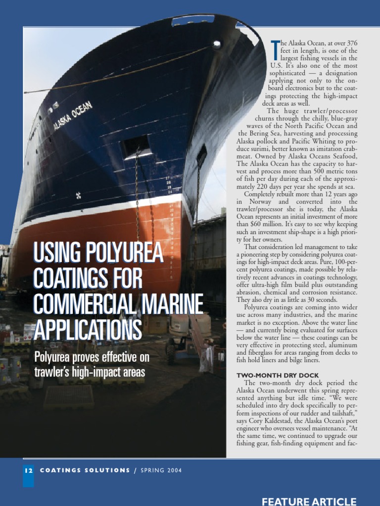 Using Polyurea Coatings For Commercial Marine Applications | PDF ...