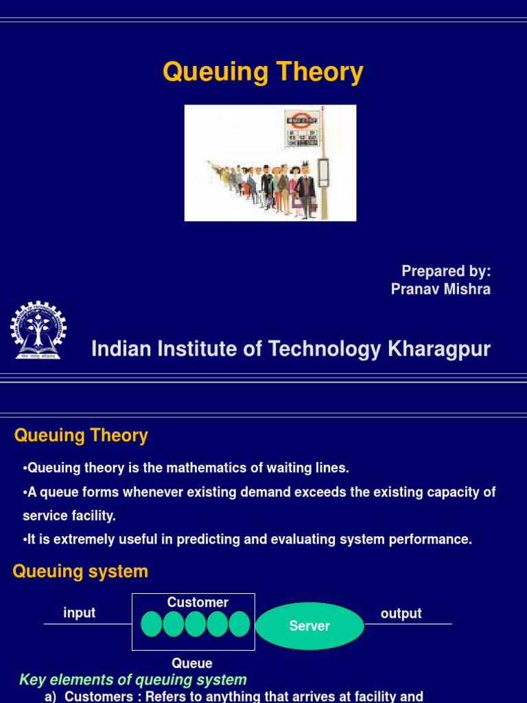 Introduction To Queueing Theory | PDF | Queue (Abstract Data Type) | Applied Mathematics