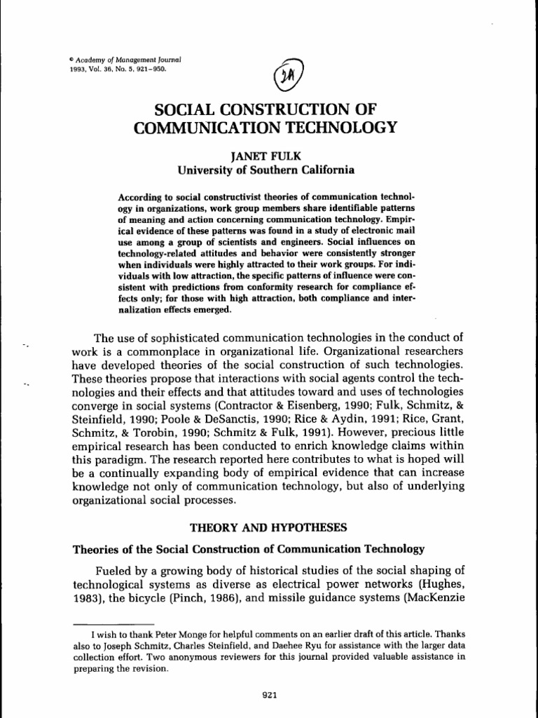 Social Construction | PDF