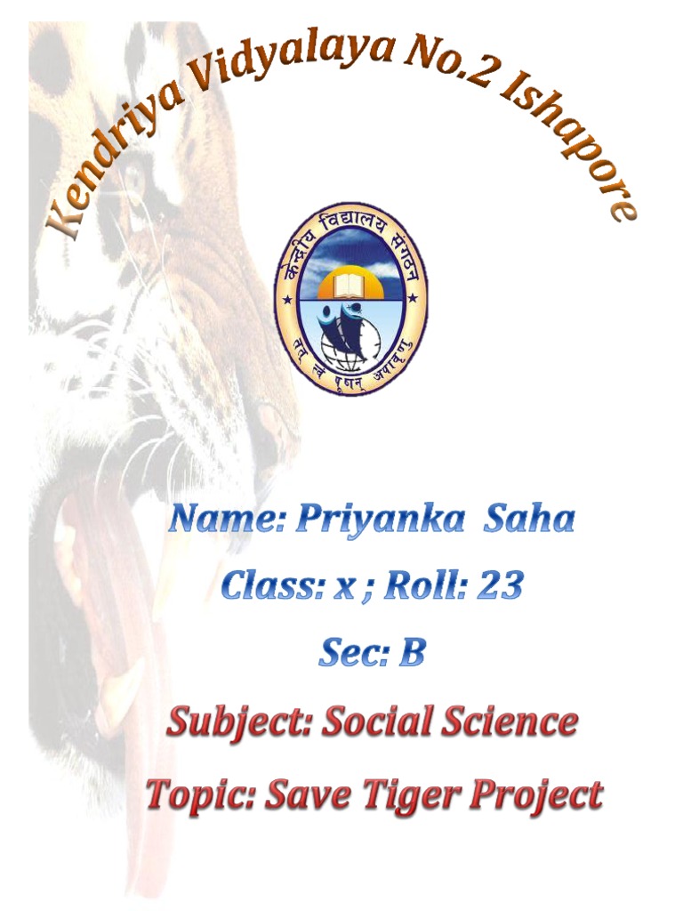 Save The Tiger | PDF | Tiger | Wildlife