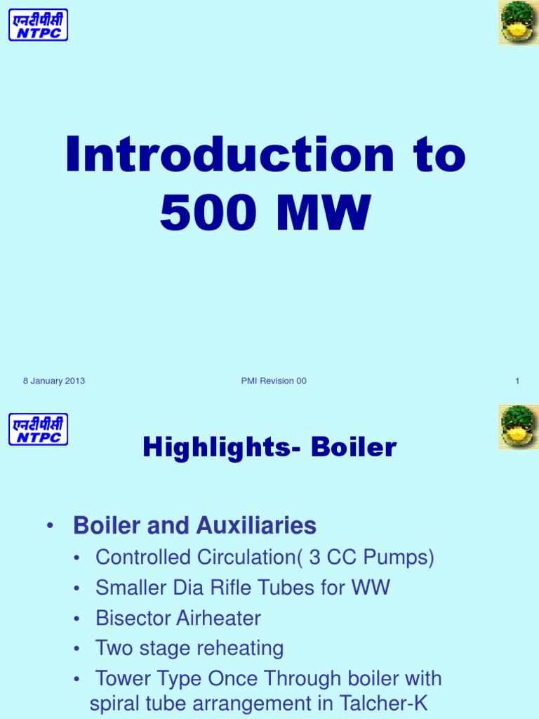 500MW | Boiler | Electric Generator