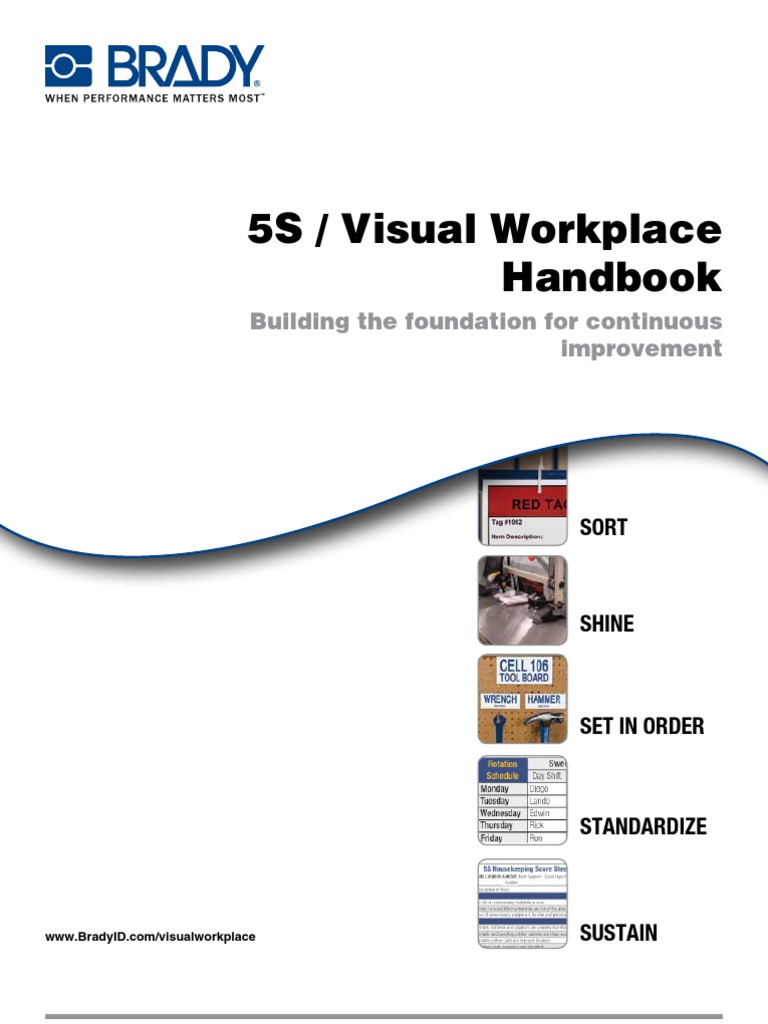 5s Visual Workplace Handbook | PDF | Lean Manufacturing | Housekeeping