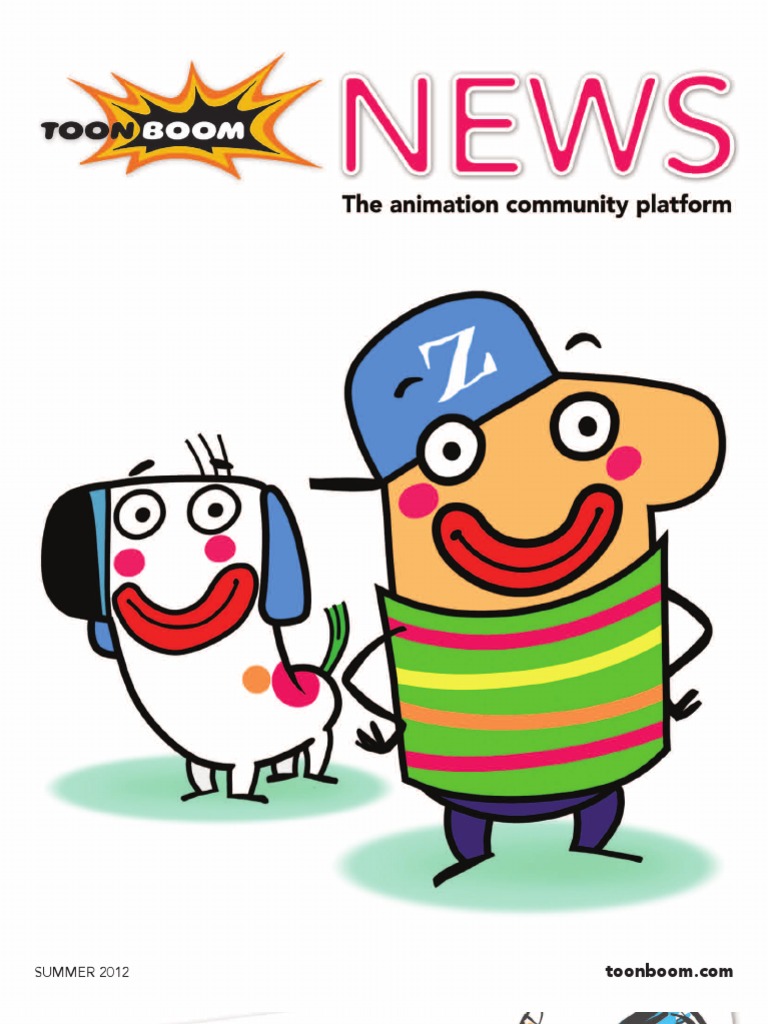 Toon Boom News Summer 2012 Pdf Professional Certification Animation 