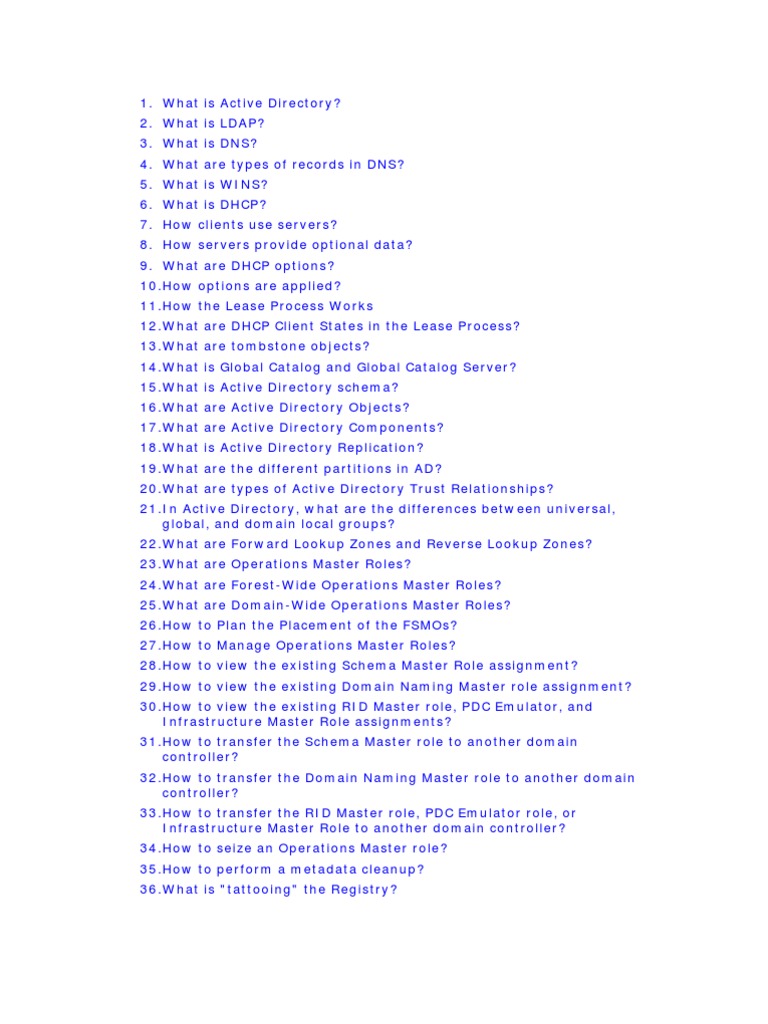 Windows Questions | PDF