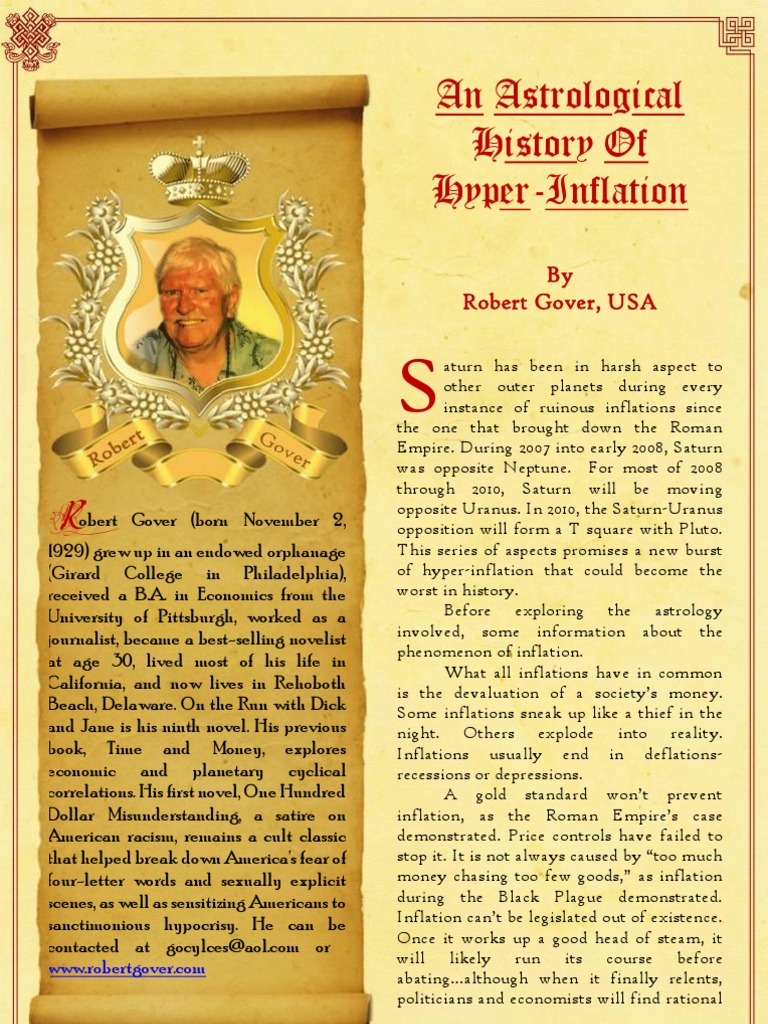 An Astrological History of Hyper-Inflation: by Robert Gover, USA | PDF ...