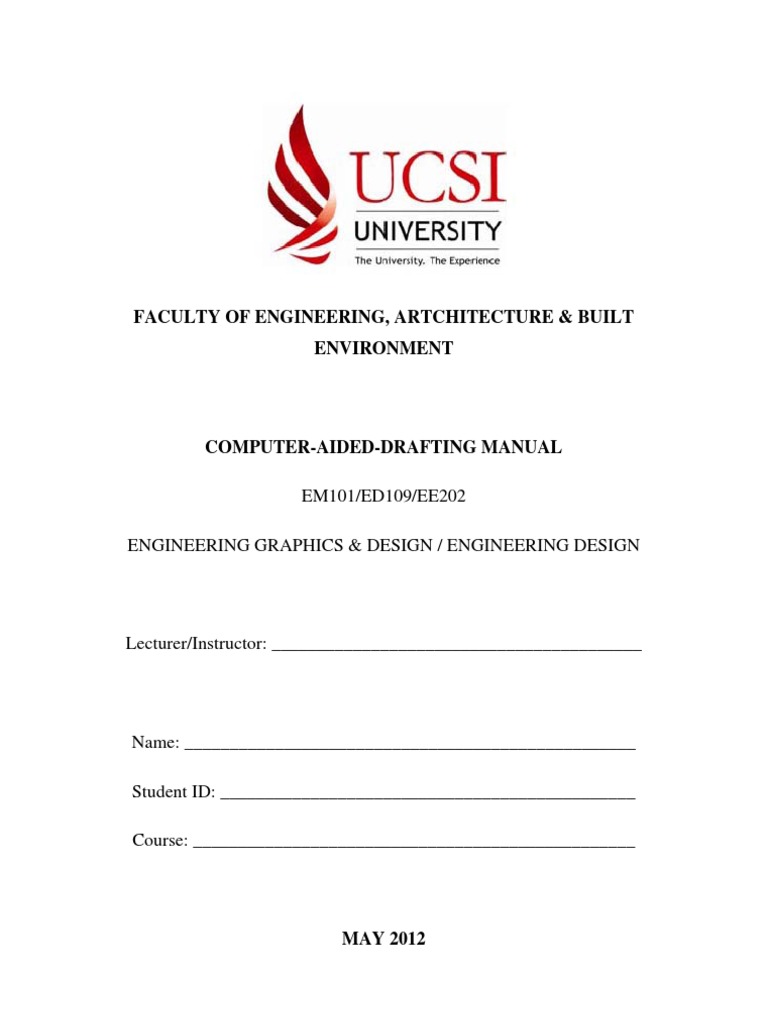 AutoCAD Drawing Manual | PDF | 3 D Modeling | Auto Cad