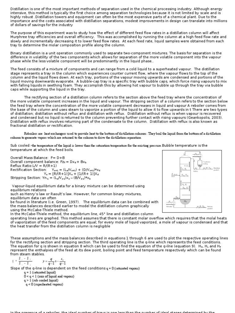 Lab Cheat Sheet, Distill and Artifical | PDF | Distillation | Diffusion