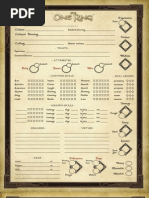 Dragonlance d20 Character Sheet