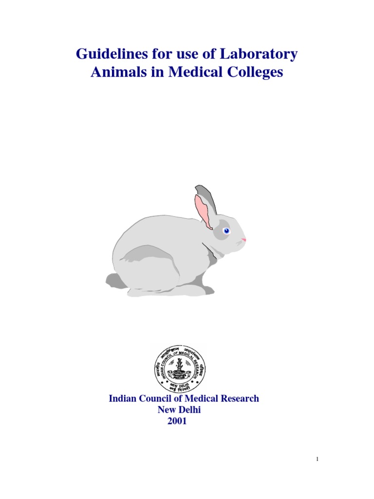 Laboratory Animal Guidelines for Medical Colleges | PDF | Animal ...