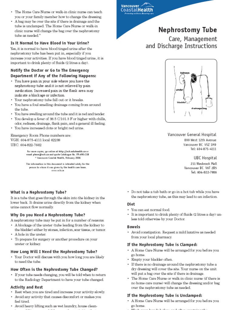 Contoh Discharge Instruction | PDF | Emergency Department | Urine