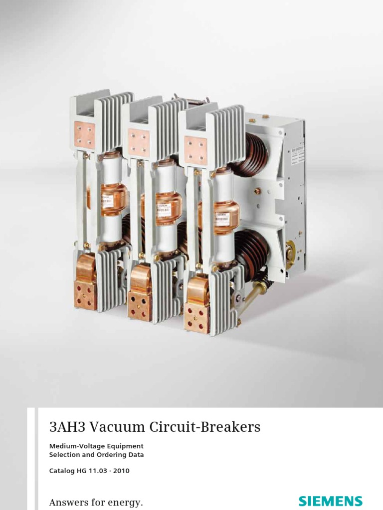 Siemens VCB Datasheet | Electrical Connector | Alternating Current