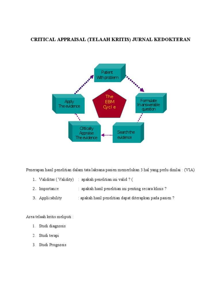 Critical Appraisal | PDF