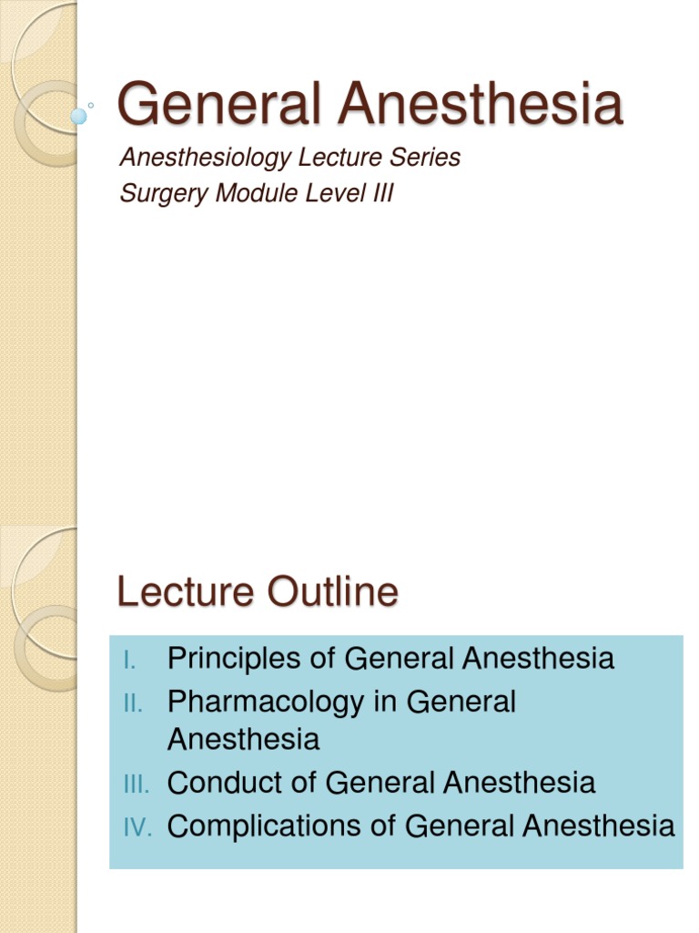 Principles of General Anesthesia | Anesthesia | Acetylcholine