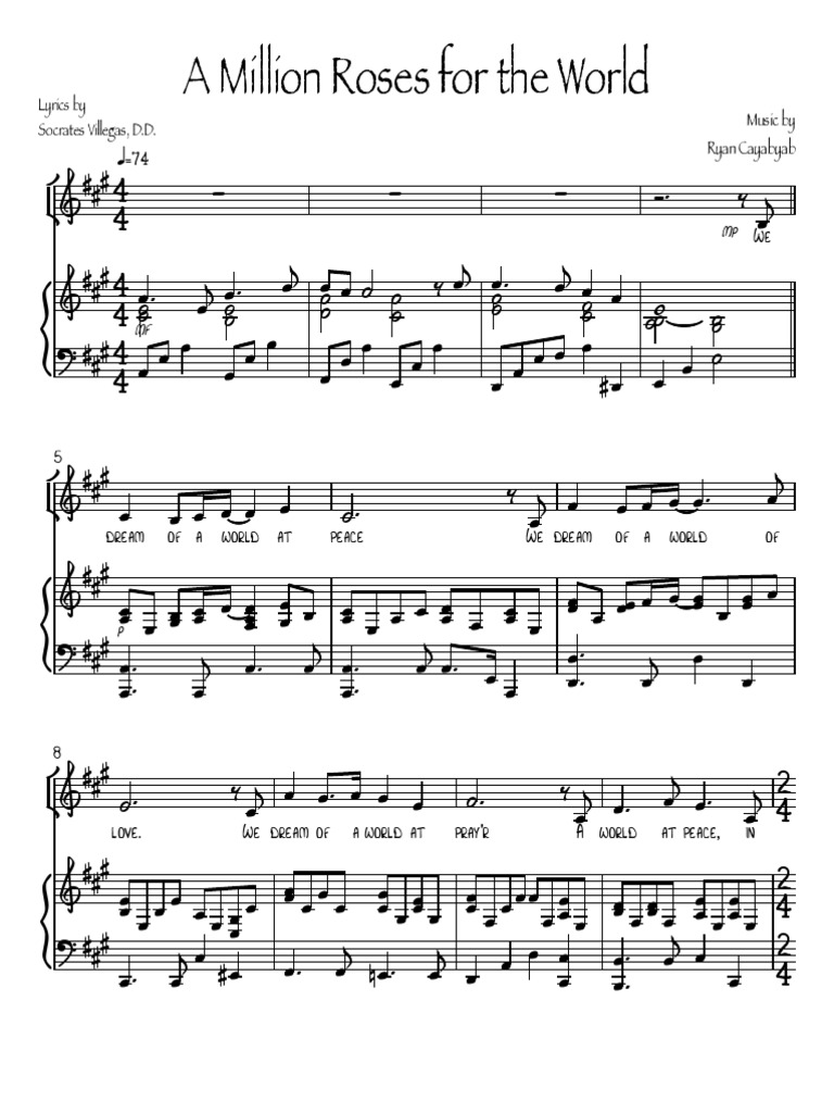 A Million Roses For The World | PDF