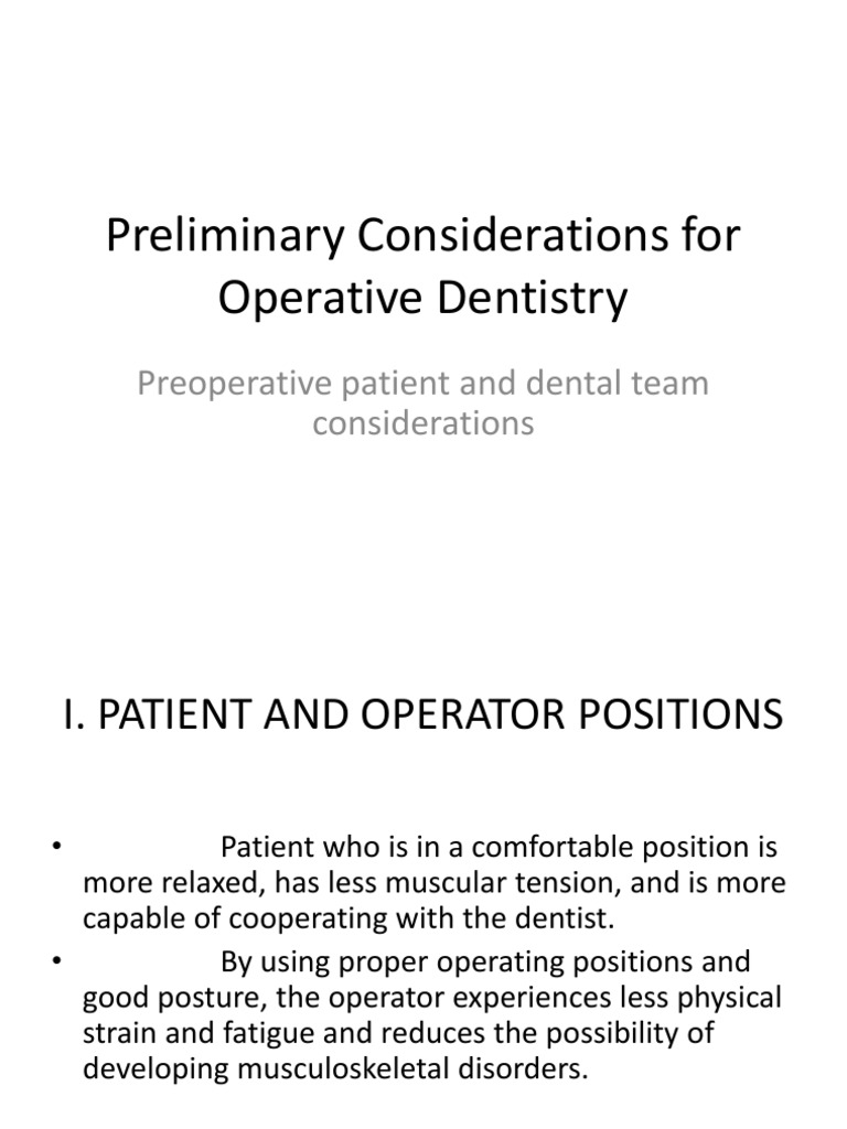 Preliminary Considerations | PDF | Anesthesia | Medical Specialties