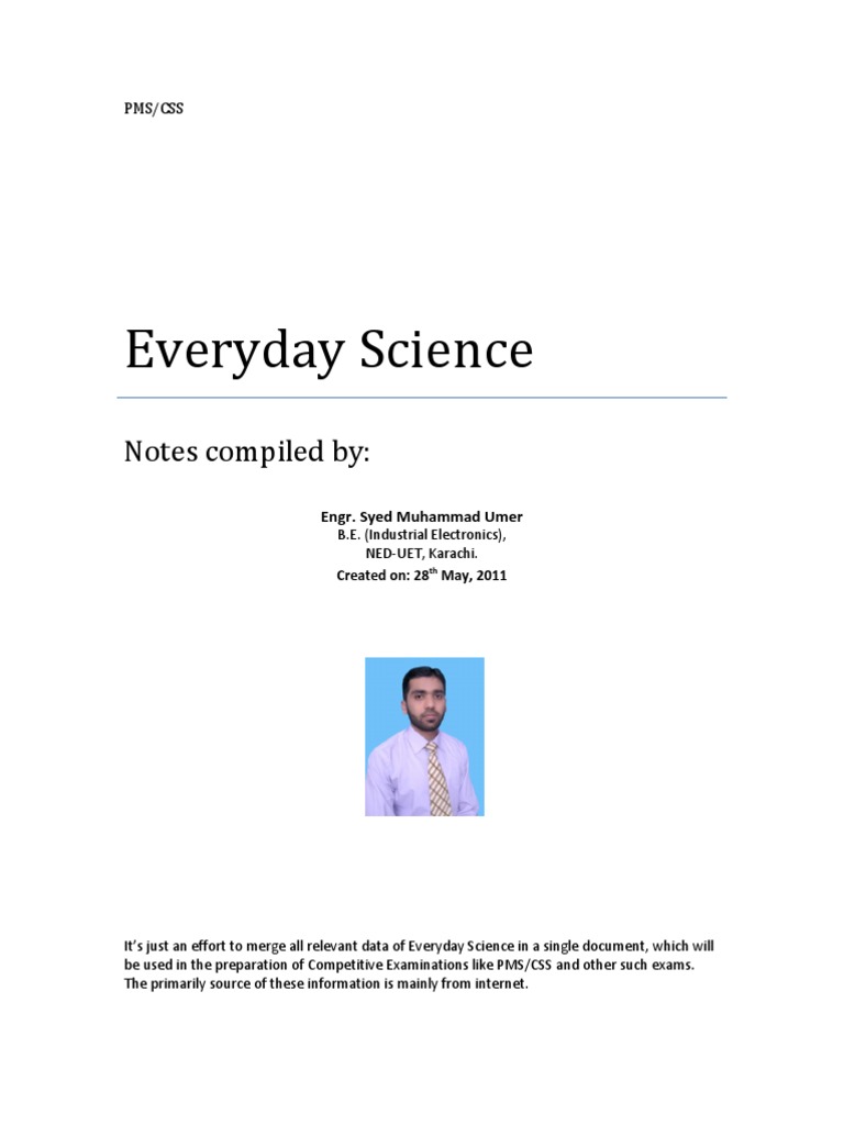 Everyday Science | PDF | Atmosphere Of Earth | Milky Way