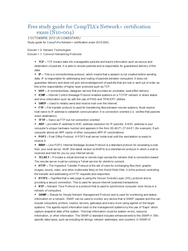 Network CompTIA | PDF | Routing | Ip Address