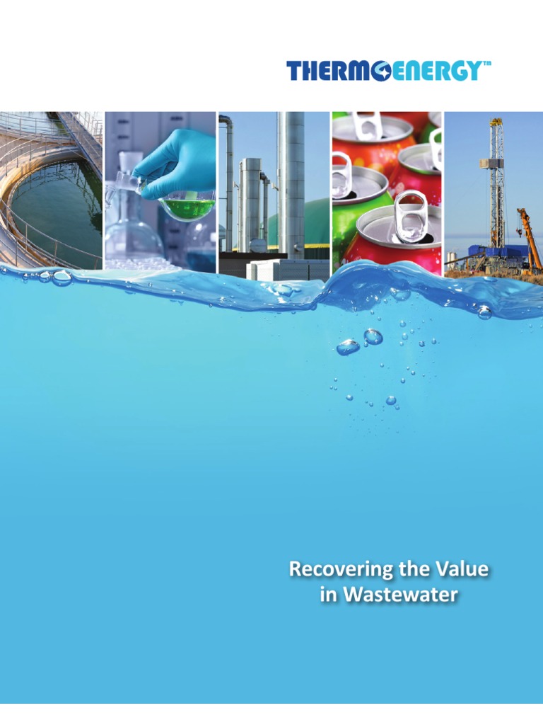 ThermoEnergy Water Corporate Brochure | PDF | Wastewater | Photovoltaics