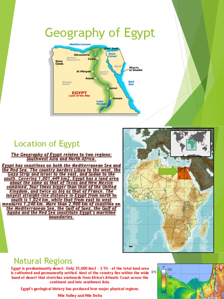 Geography of Egypt | PDF | Nile | Earth Sciences