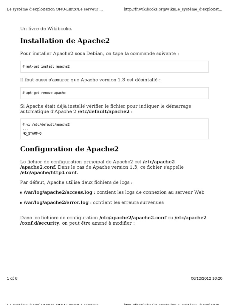 apache | Apache HTTP Server | Logiciel système