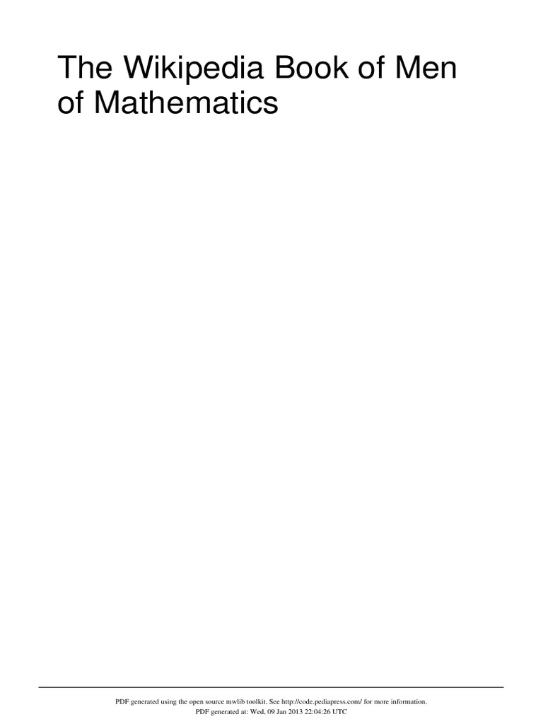 The Men of Mathematics | PDF | Ratio | Teaching Mathematics