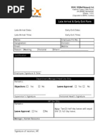 FORM - Employee - Late - Arrival | PDF
