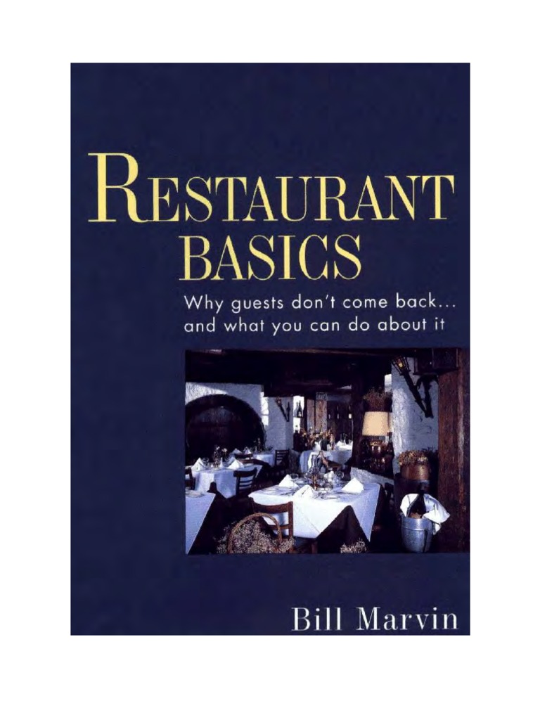 Restaurant Basics | PDF