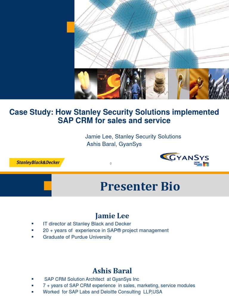 CRM Presentation | PDF | Customer Relationship Management | Sap Se