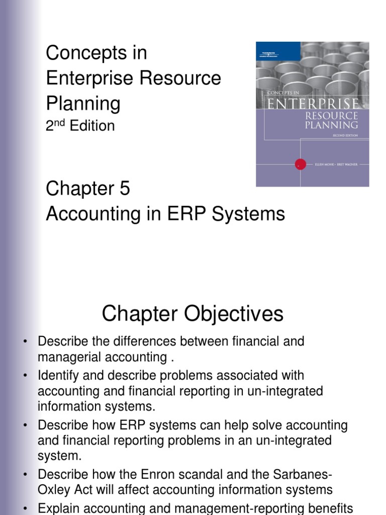 Accounting in ERP System | PDF | Enterprise Resource Planning ...