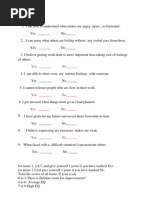 NASM PES Handout Sports Mental Toughness Questionnaire (SMTQ) | PDF ...
