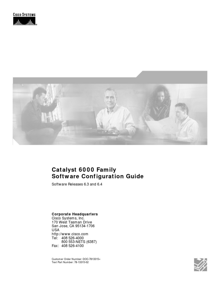 Catalyst 6000 Family Software Configuration Guide | PDF | Network ...