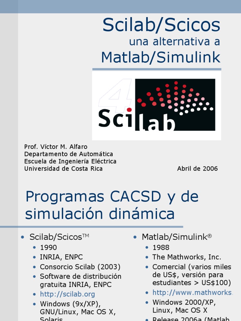Robotica en Scilab | PDF | Áreas de informática | Ingeniería Informática