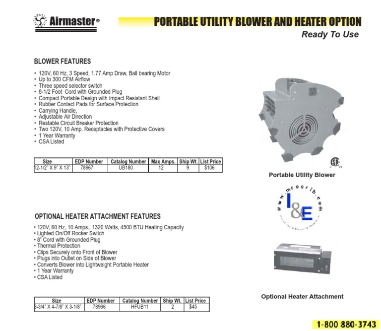 Portable Utility Blower | PDF