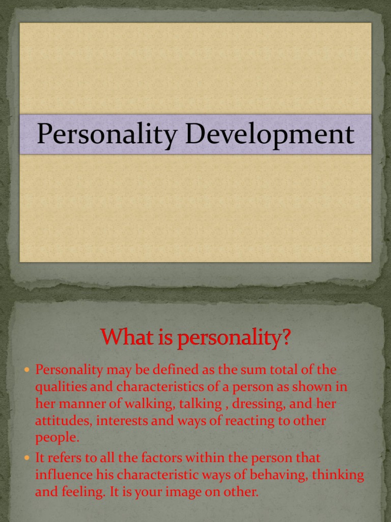 Personality Development | Download Free PDF | Perfume | Yellow