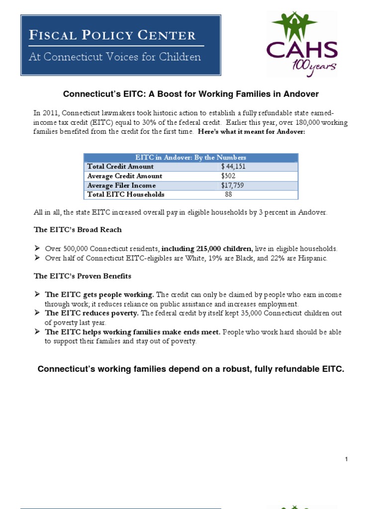 EITC Recipients Town by Town | PDF | Tax Credit | Welfare