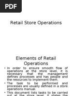 Retail Operations Manual | PDF | Retail | Hygiene