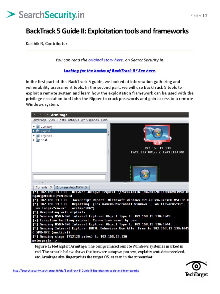 BackTrack 5 Tutorial 2 | PDF | Computer Network Security | Password