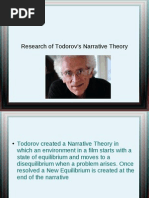 Narrative Theory 1: Todorov | PDF | Narrative