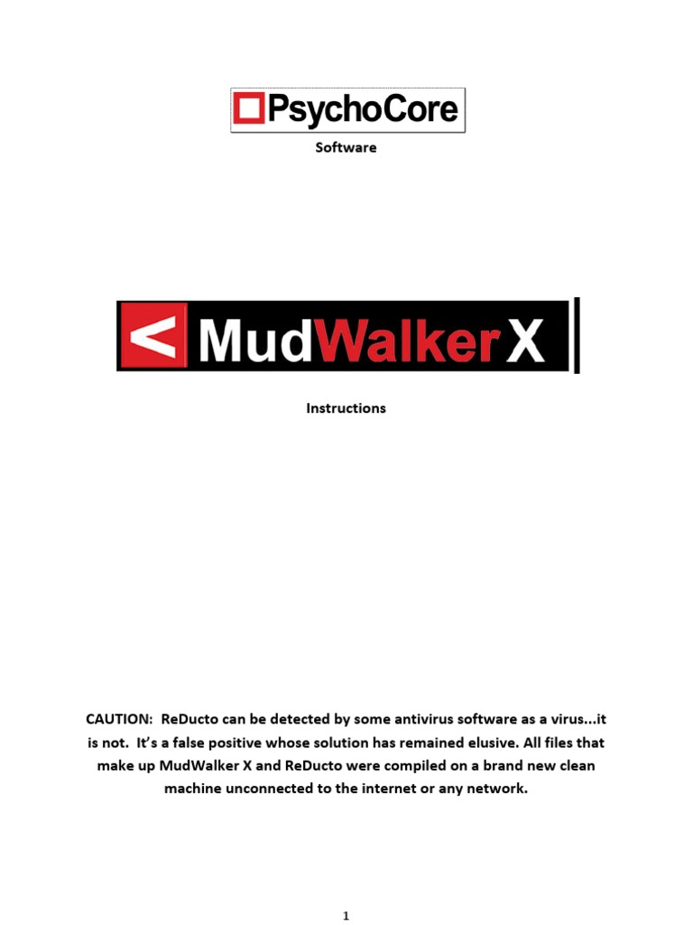 Mudwalker Guide | PDF | Computer File | Software