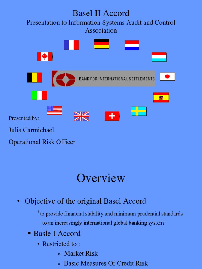 Basel II Accord: Presentation To Information Systems Audit and Control ...