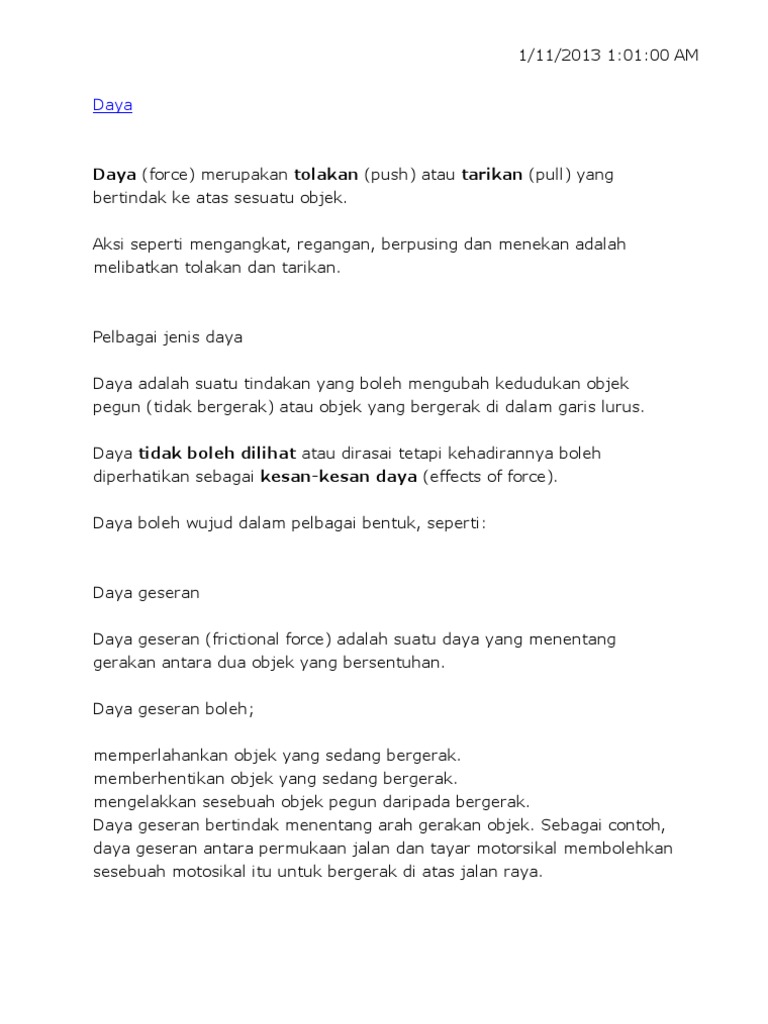 Nota Ringkas | PDF
