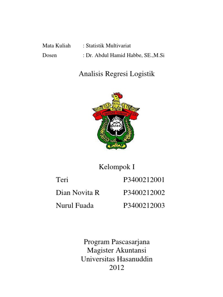 Analisis Regresi Logistik dalam Statistik | PDF