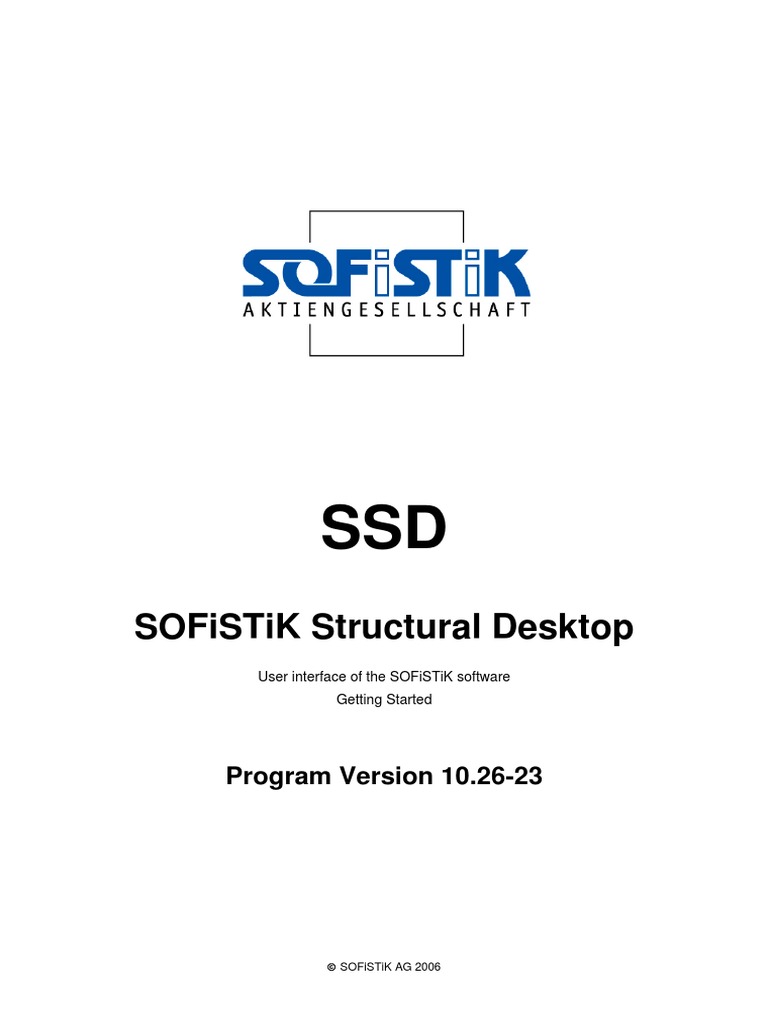 Sofistik Tutorial | PDF | Directory (Computing) | Computer File