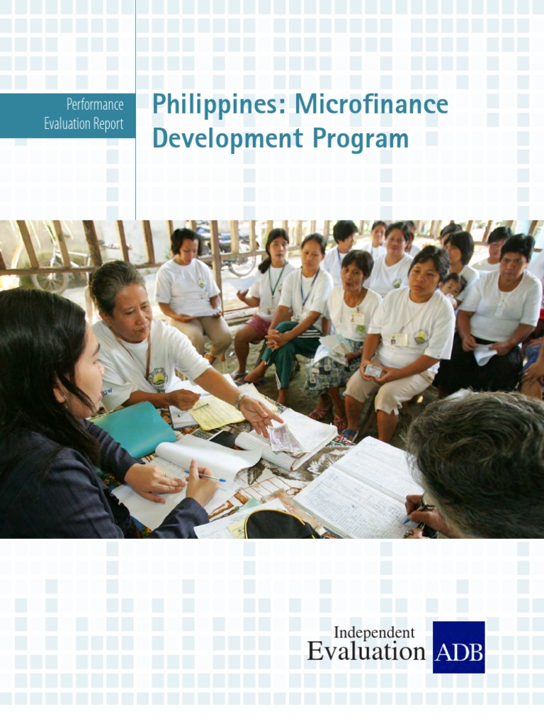 Philippines: Microfinance Development Program | PDF | Microfinance | Asian Development Bank