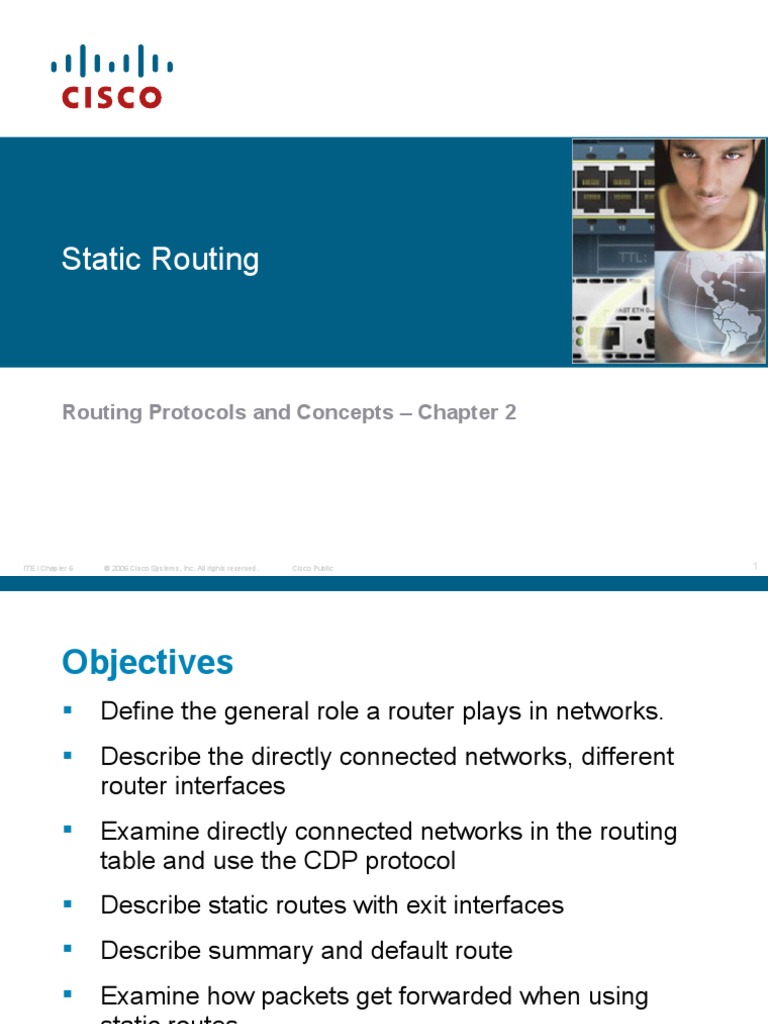 Chapter 2 Static Routing | PDF | Router (Computing) | Routing